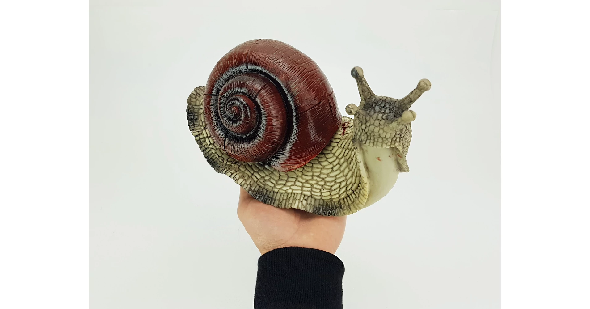 Élethű Óriás Csiga Dekor 25cm - Corolla Dekor