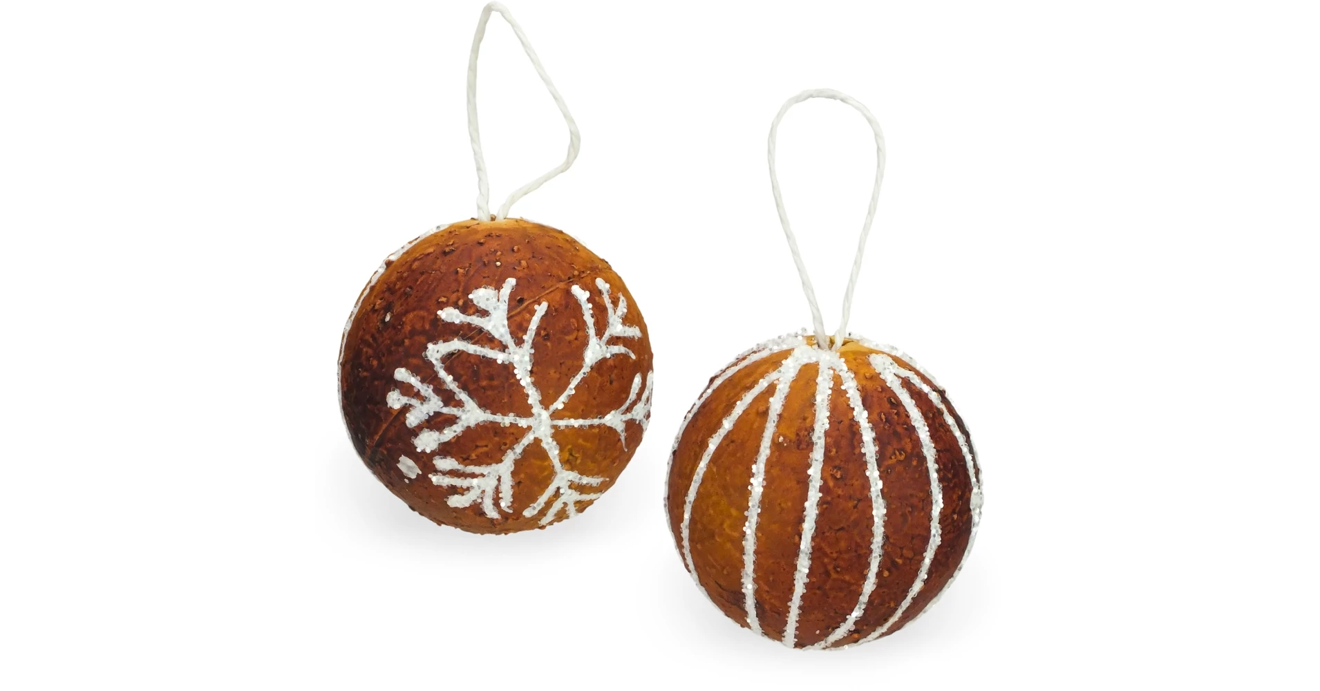 Mézeskalács dísz - gömb szett 2db/szett