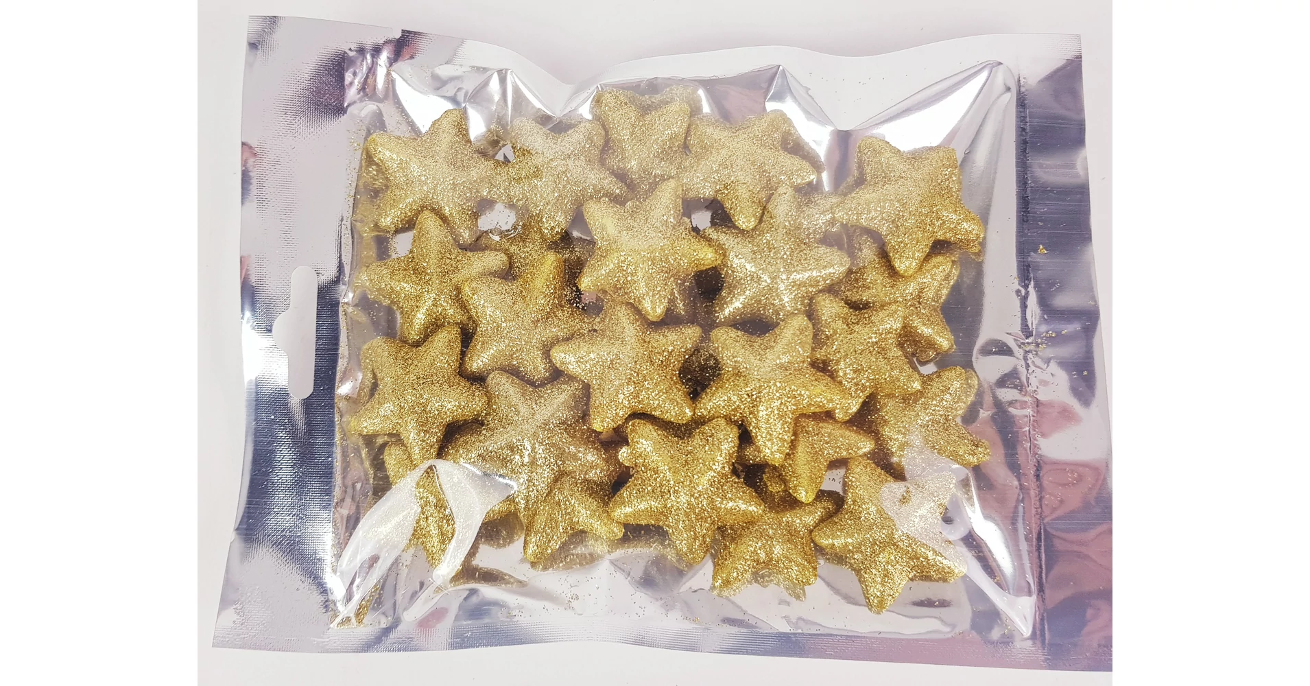 Polisztirol csillag nagy csillámos - ARANY - Karácsonyi dekorációk ...