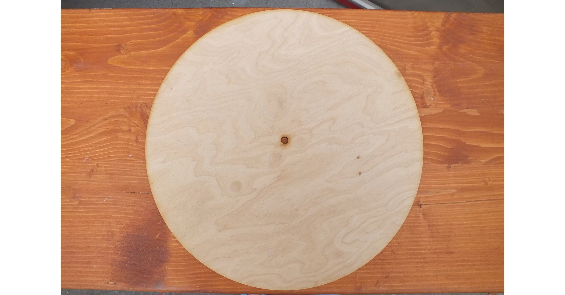 Natúr fa - Óralap kerek 33cm - Óralapok - corollakft
