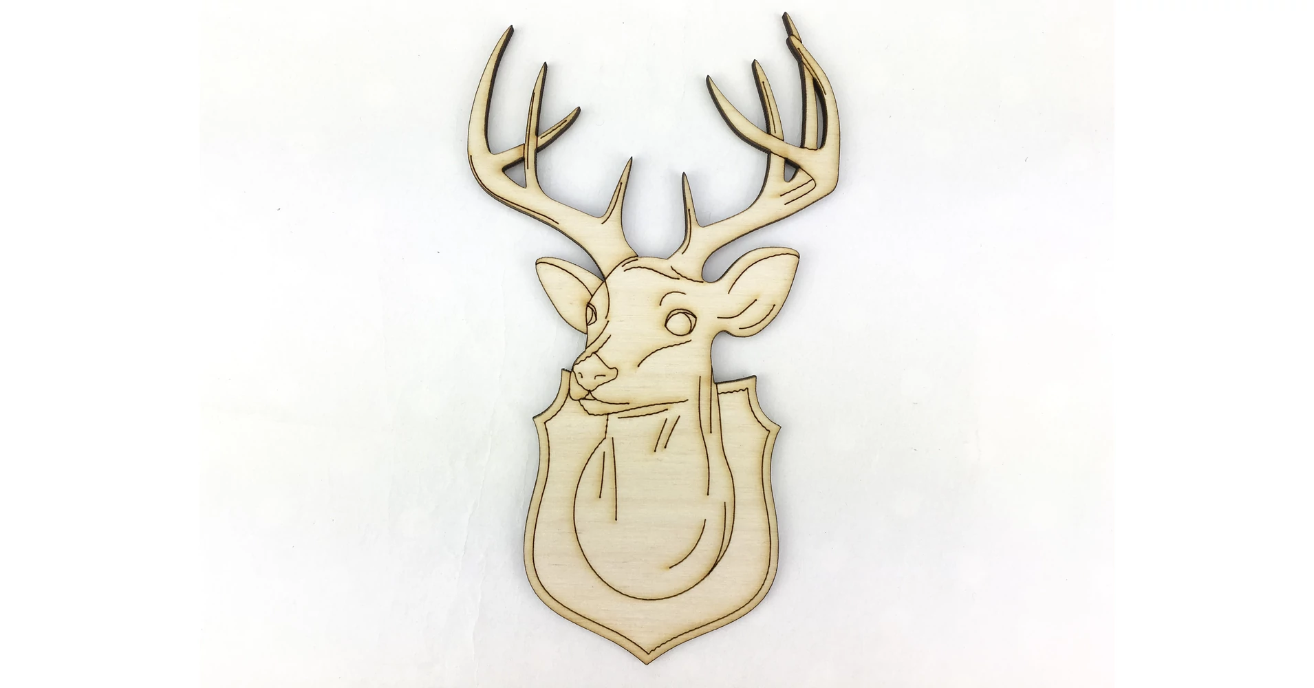 Natúr fa - Szarvas trófea 15cm - KIFUTÓ - Lovak, unikornis, szarvasok ...