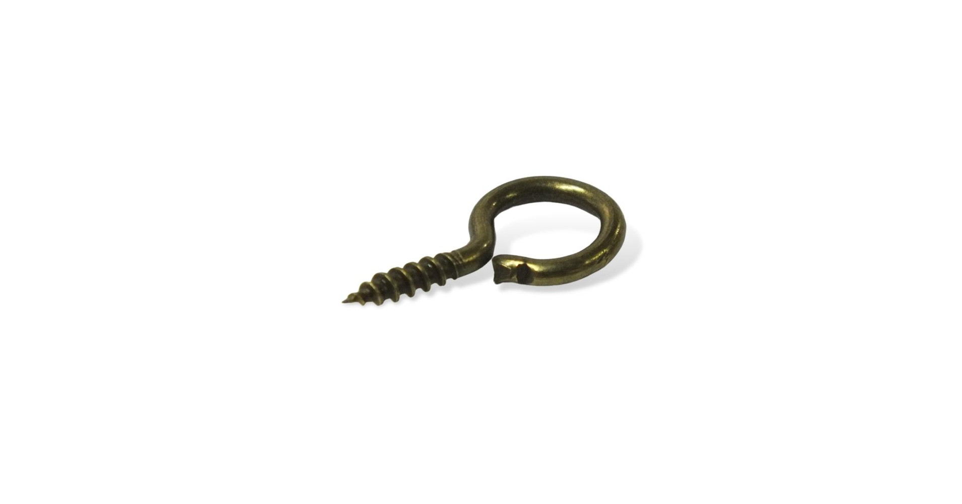 Csavaros akasztó bronz 5x10mm